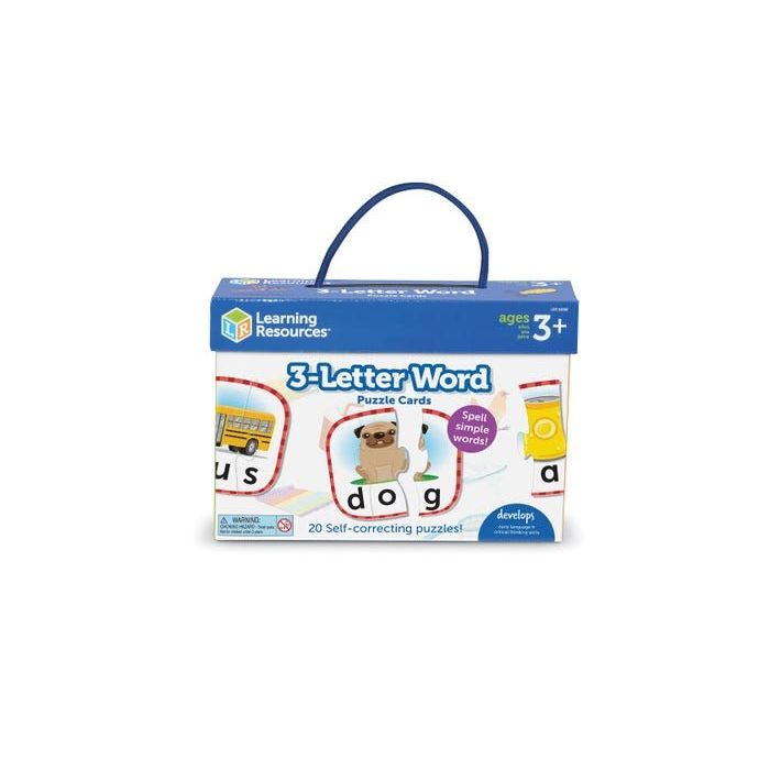 3 Letter Word Puzzle Cards