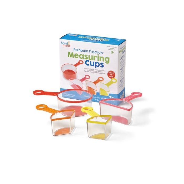 Rainbow Fraction Measuring Cups (Set Of 4)
